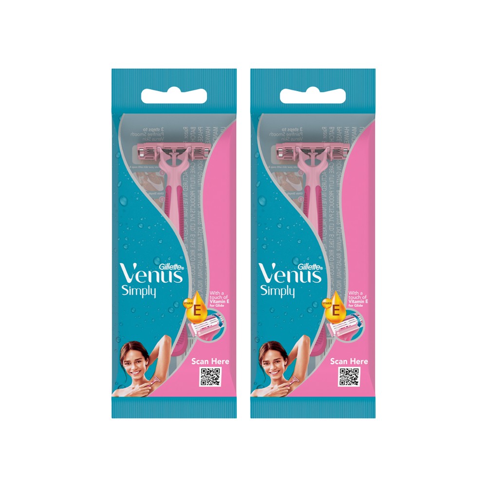 Gillette Venus Simply Disposable Women's Razor - Pack of 2 Price - Buy ...