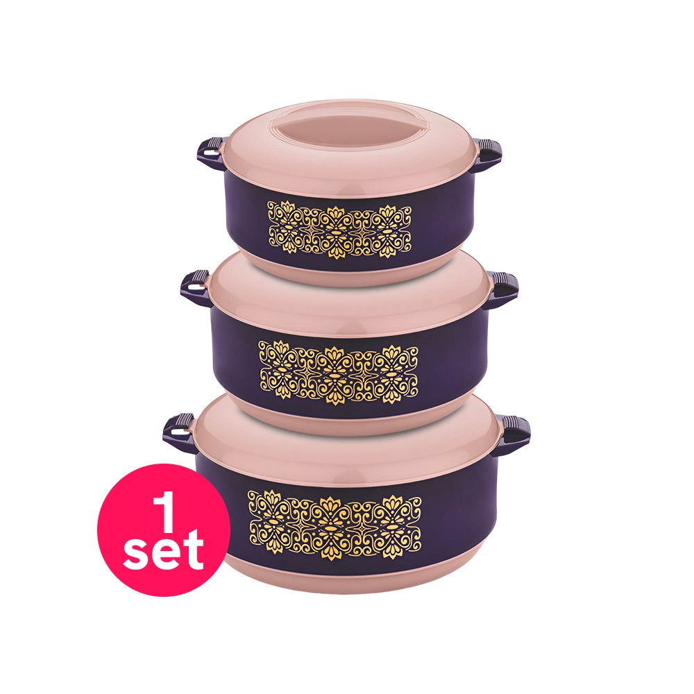Asian 3 Pcs Insulated Casserole Set (Blue) Price - Buy Online at Best ...