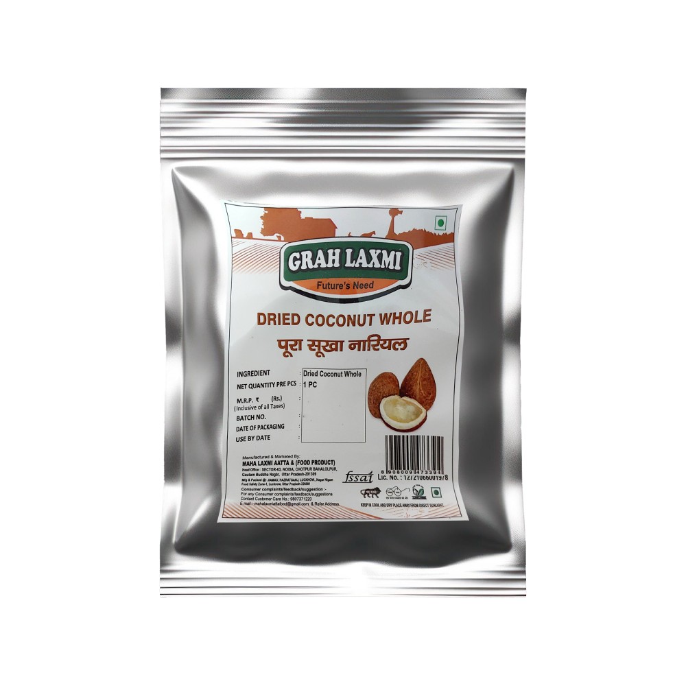Grah Laxmi Dried Coconut Whole Price - Buy Online at Best Price in India