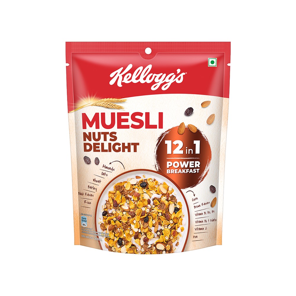 Kellogg's Muesli Nuts Delight, Breakfast Cereal Price - Buy Online at ...