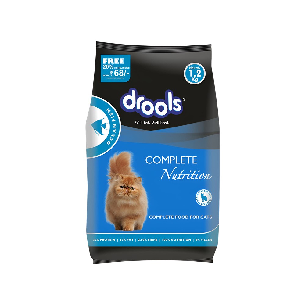 Drools Ocean Fish Dry Cat Food (Adult) Price - Buy Online at ₹326 in India
