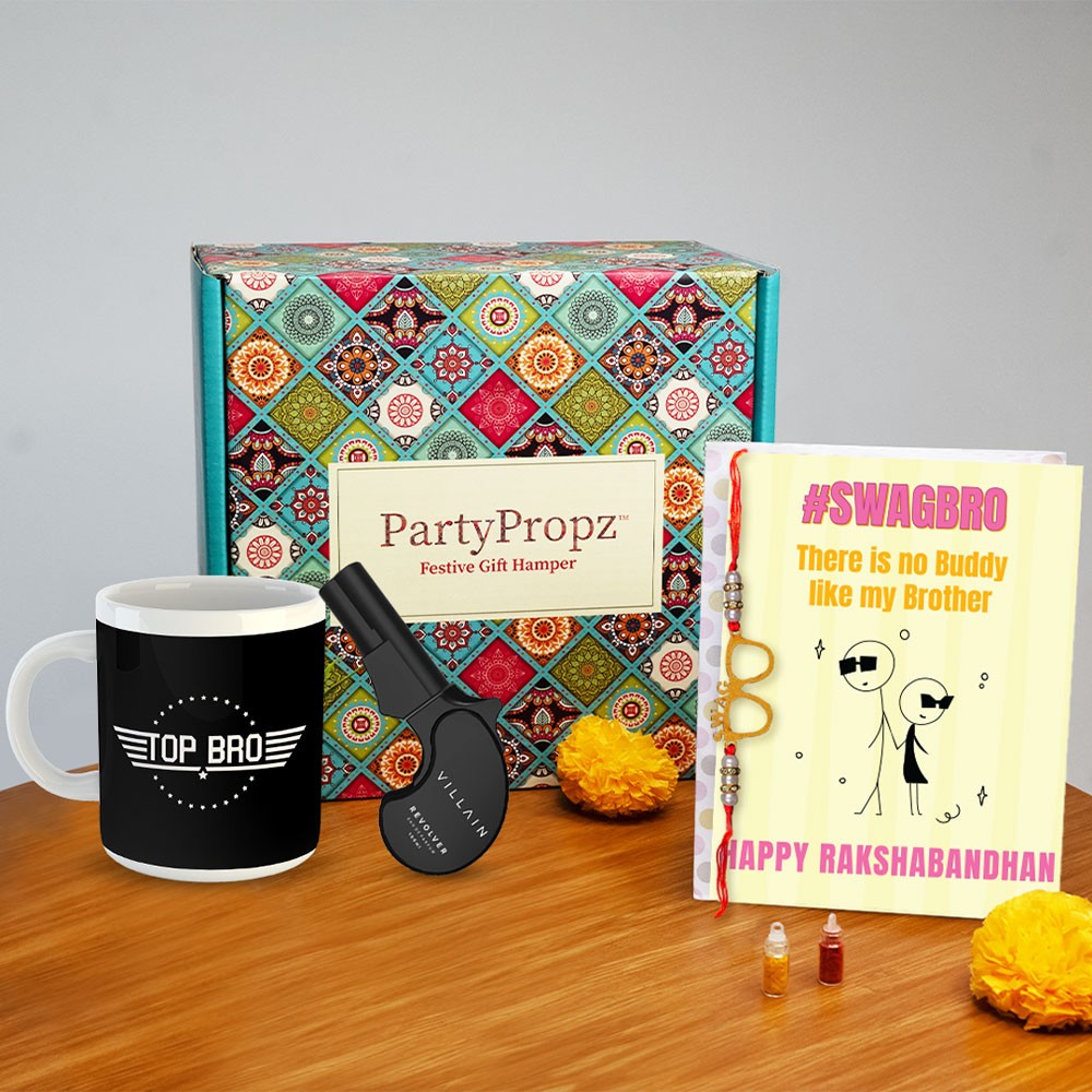Party Propz Swag Bro Rakhi Gift Pack Price - Buy Online at Best Price ...