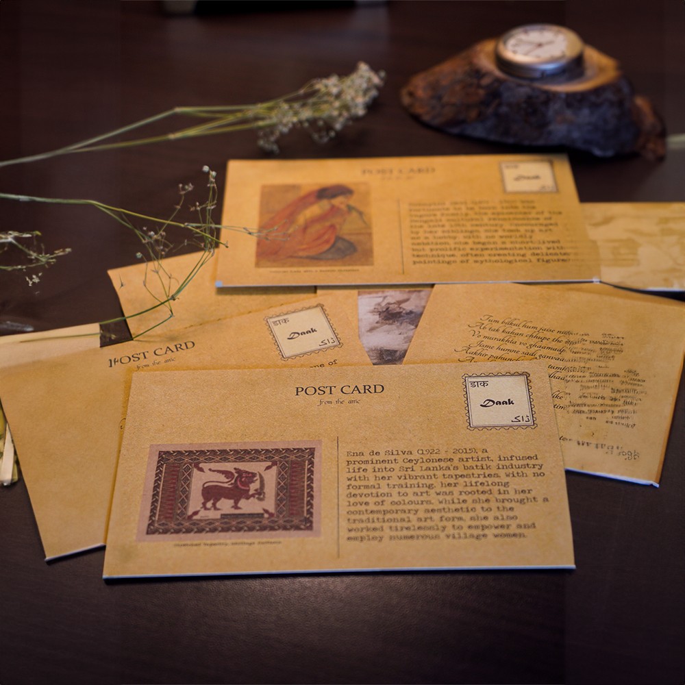 Daak Vaak Postcard Box Women's Stories from the Subcontinent (Brown ...
