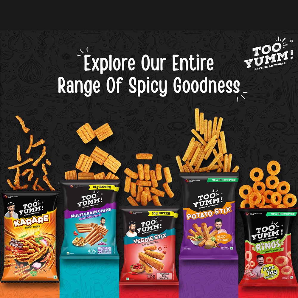 Too Yumm Kashmiri Chilli Potato Chips - Pack of 2 Price - Buy Online at ...