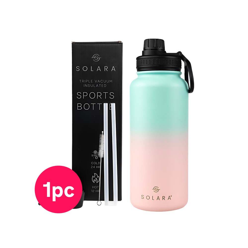 Solara Insulated Stainless Steel Water Bottle (Pink Teal, 1 l) Price ...