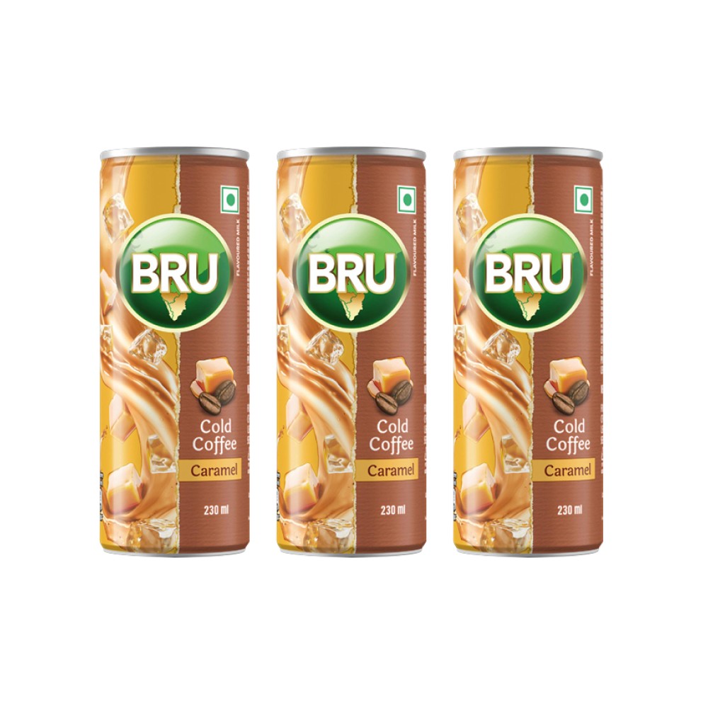 Bru Cold Coffee (Caramel) - Pack of 3 Price - Buy Online at Best Price ...