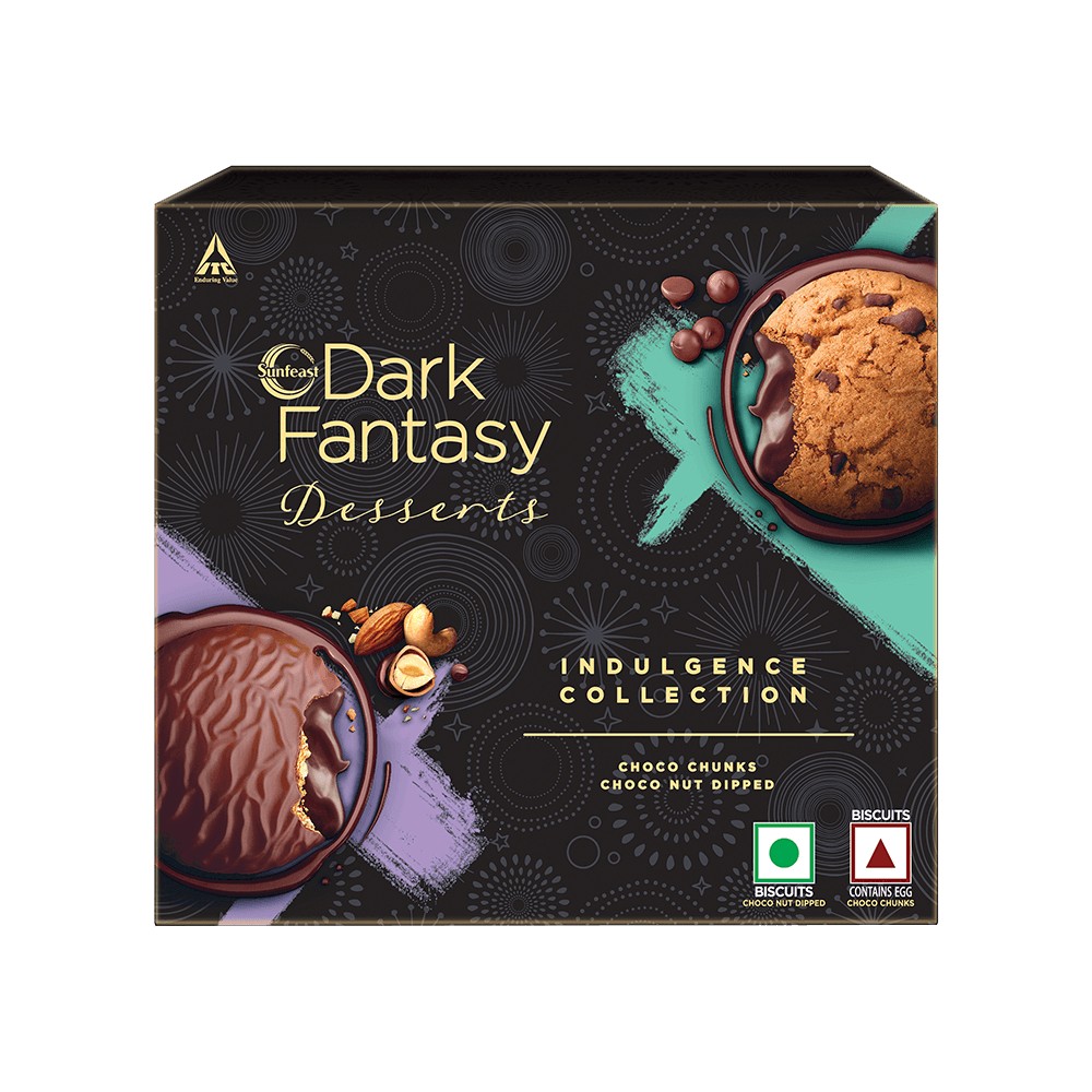Sunfeast Dark Fantasy Desserts Biscuits Gift Pack Price - Buy Online at ...