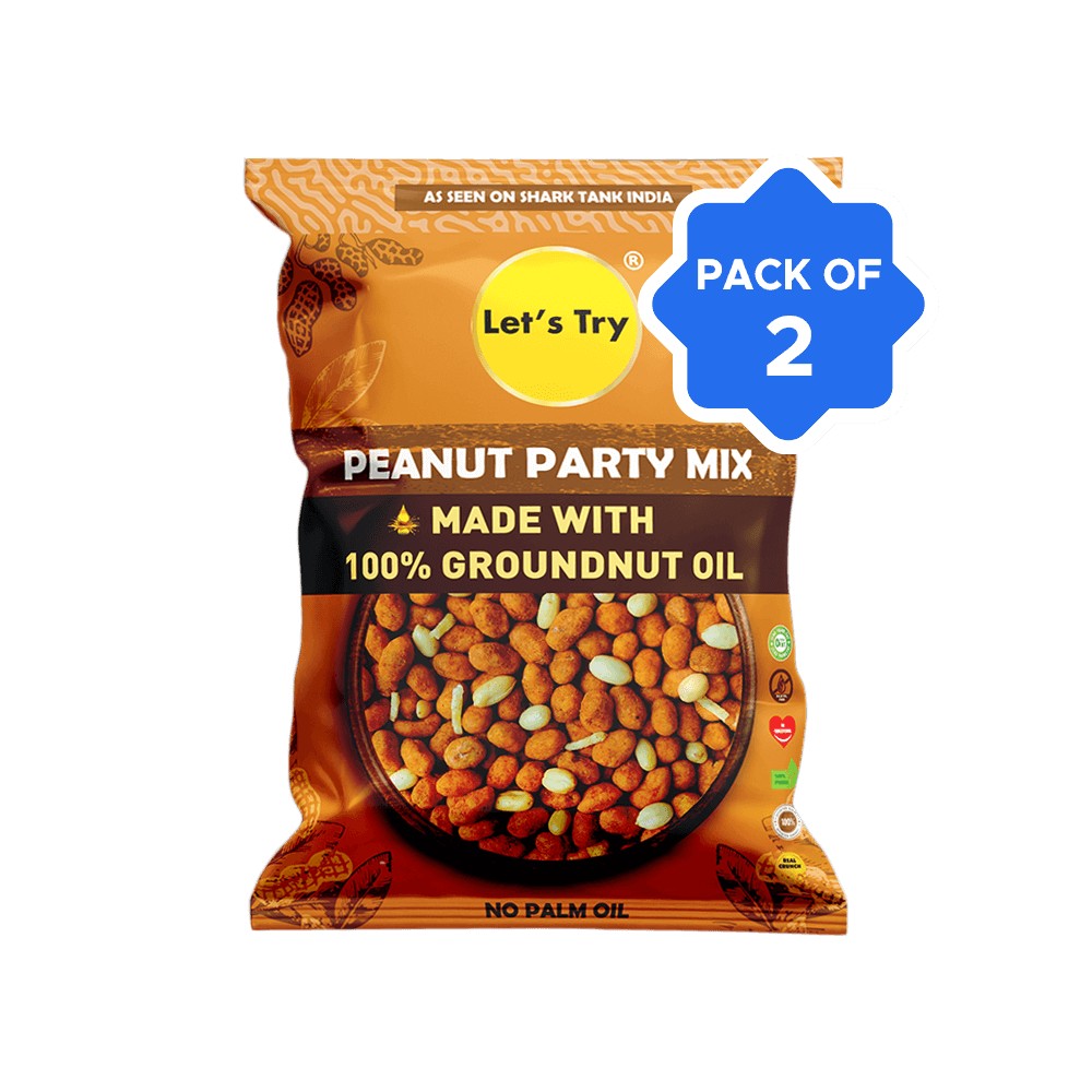 Let's Try Party Mix Peanuts - Pack of 2 Price - Buy Online at Best ...