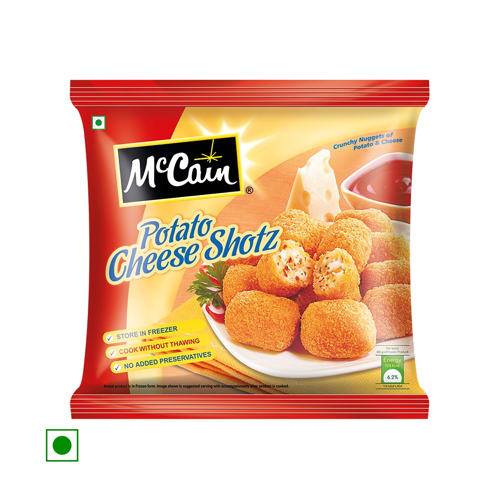 McCain Potato Cheese Nuggets Shotz (Frozen) Price - Buy Online at ₹250 ...