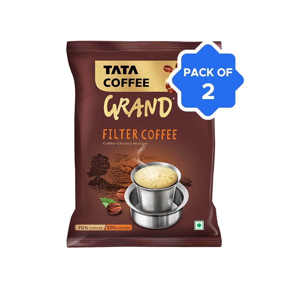 Tata Coffee Grand Filter Coffee - Pack of 2 Price - Buy Online at Best ...
