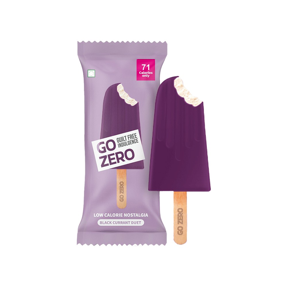 Go Zero Nostalgia Black Currant Duet Ice Cream Stick Price - Buy Online ...