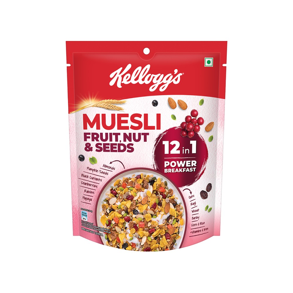 Kellogg's Muesli Fruit, Nut & Seeds Price - Buy Online at ₹182 in India