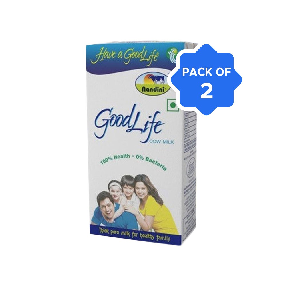 Nandini Goodlife Toned Milk - Pack of 2 Price - Buy Online at Best ...