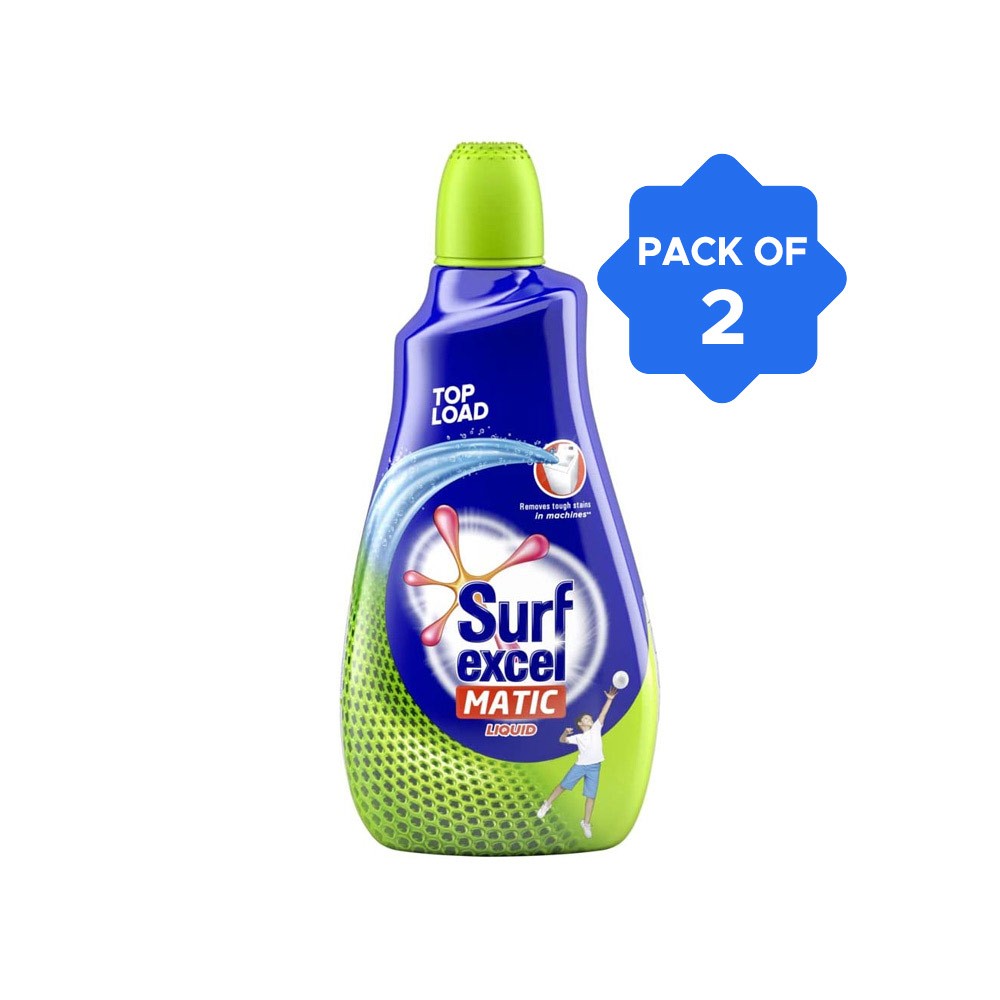 Surf Excel Top Load Liquid Detergent - Pack of 2 Price - Buy Online at ...
