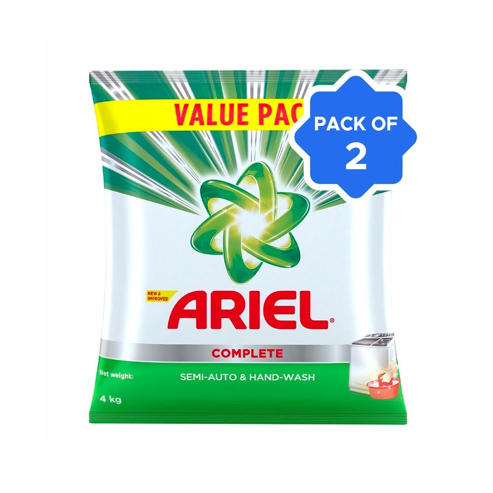 Ariel Complete Detergent Powder - Pack of 2 Price - Buy Online at Best ...