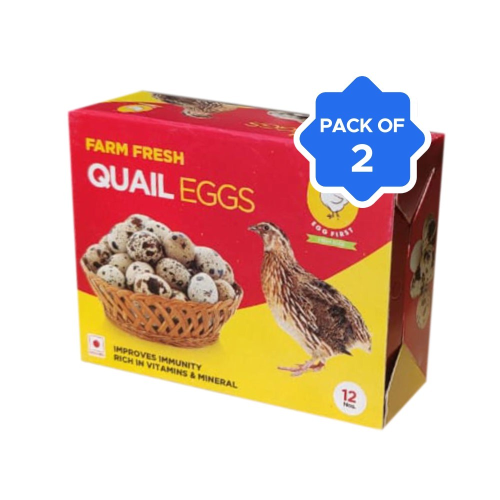 Egg First Quail Speciality Eggs - Pack of 2 Price - Buy Online at Best ...