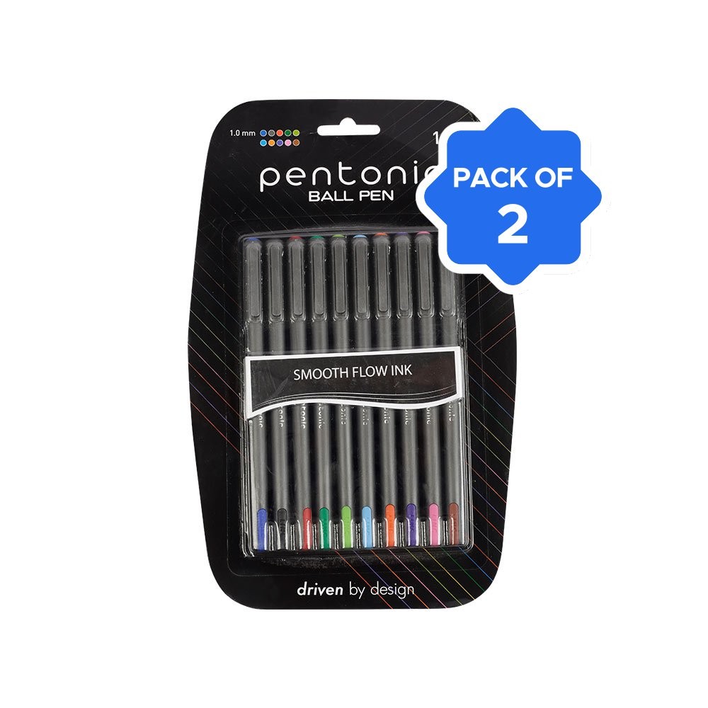 Pentonic Ball Pen Set (Multicolor) - Pack of 2 Price - Buy Online at ...
