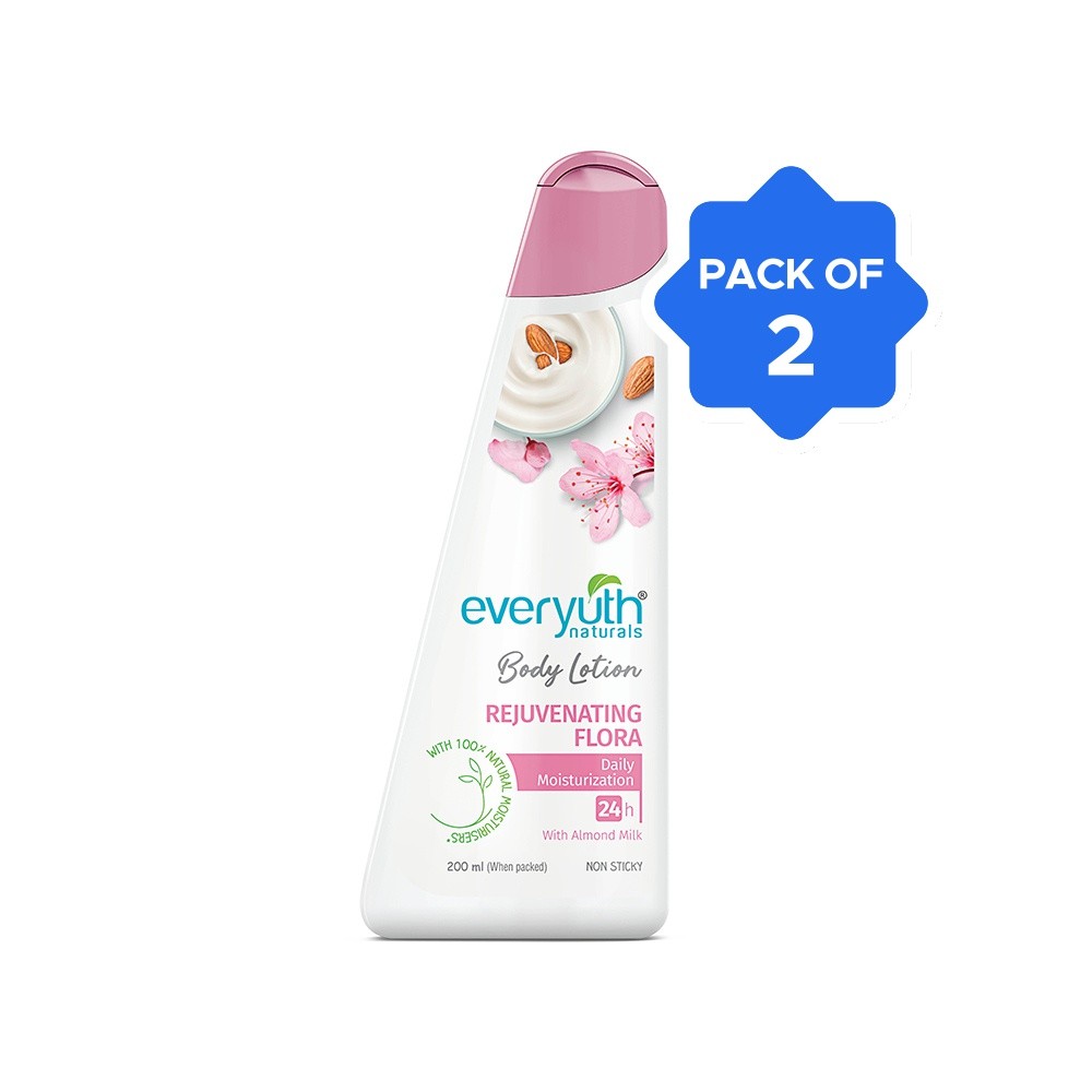 Everyuth Naturals Rejuvenating Flora Body Lotion (Daily Moisturization ...