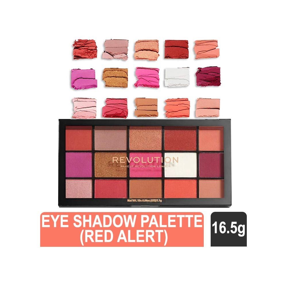 Makeup Revolution Reloaded Red Alert Eyeshadow Palette | Saubhaya Makeup