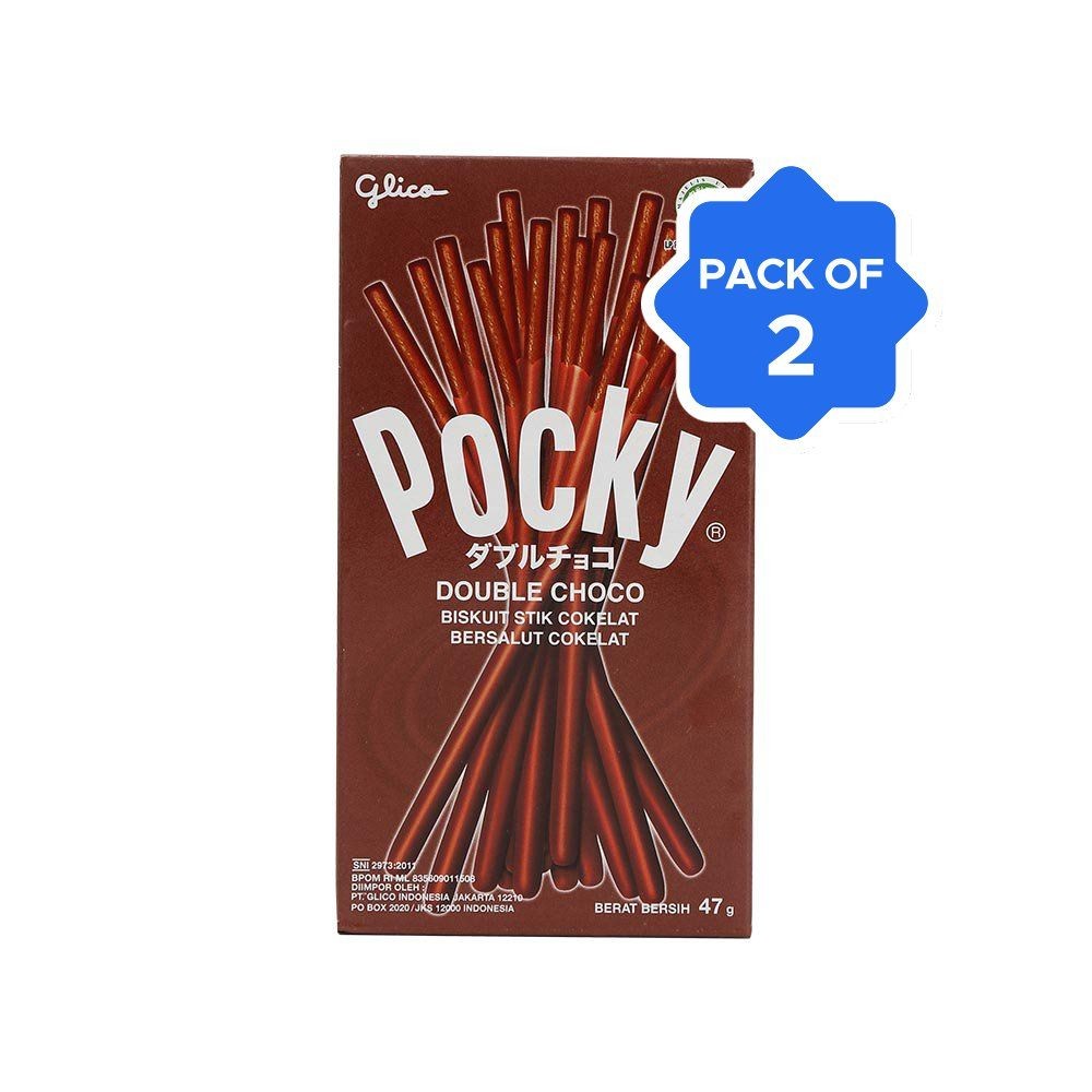 Pocky Double Chocolate Covered Biscuit Sticks - Pack of 2 Price - Buy ...