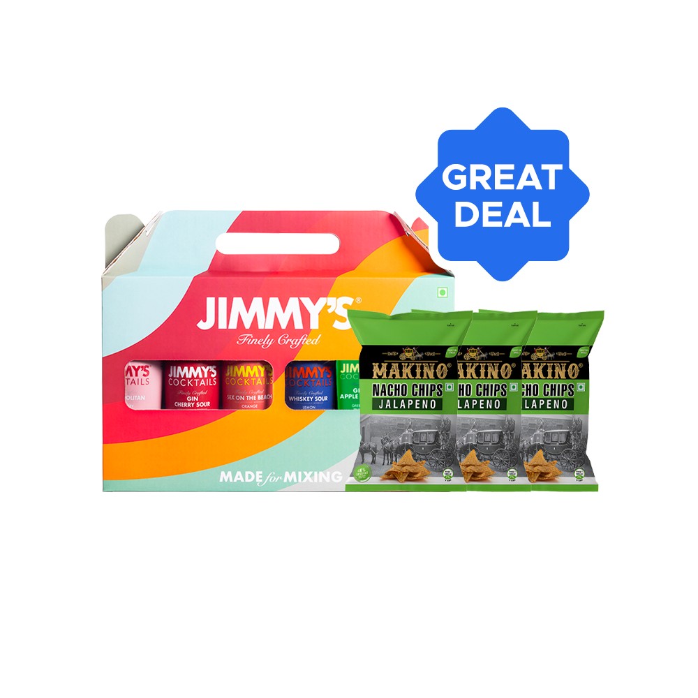 Jimmy's - Cocktail Mix Celebration Pack + Makino Jalapeno Nachos x 3 ...