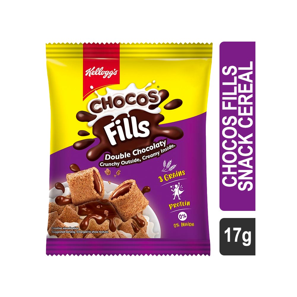 Kellogg's Chocos Fills Snack Cereal - Double Chocolaty Price - Buy ...