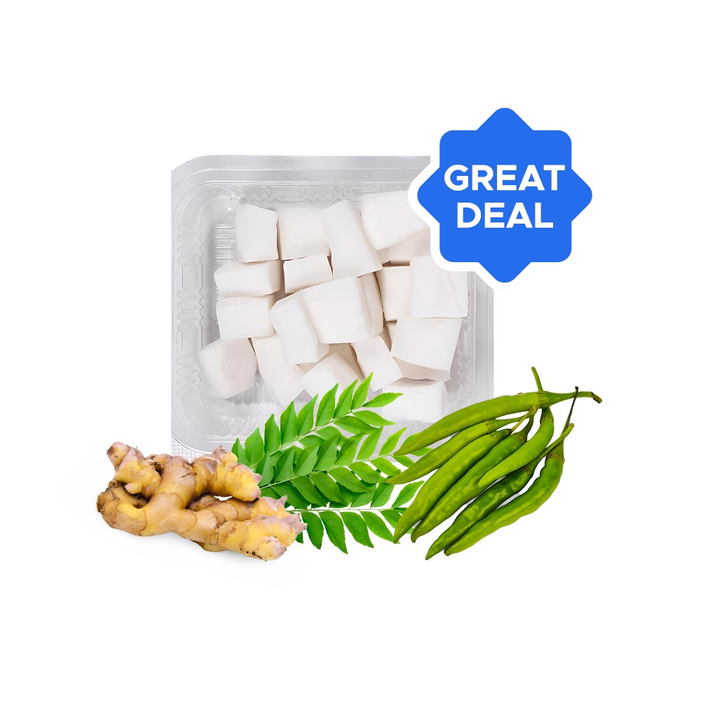 Combo of 4 - Coconut (Chunks) 200 g + Green Chilli 100 g + Ginger 100 ...
