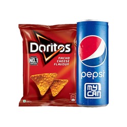 Pepsi Swag Cola Soft Drink + Doritos Cheese Nachos Combo Price - Buy ...