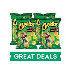 Cheetos Masala Balls Crisps - Pack of 4 Price - Buy Online at ₹40 in India
