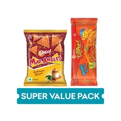 Bingo Mad Angles Achaari Masti Chips + Sunfeast Yippee Magic Masala ...