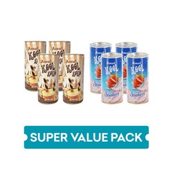 Amul Kool Koko Chocolate Flavoured Milk (Can) + Kool Strawberry ...