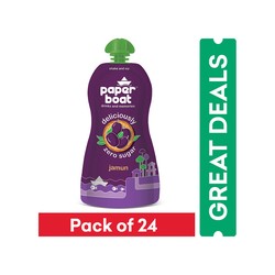 Paper Boat Jamun, Fruit Juice, Zero Sugar Low-Calorie, No Added ...
