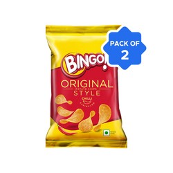 Bingo Original Style Chilli Sprinkled Potato Chips - Pack of 2 Price ...