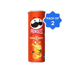 Pringles Desi Masala Tadka Potato Chips - Pack of 2 Price - Buy Online ...