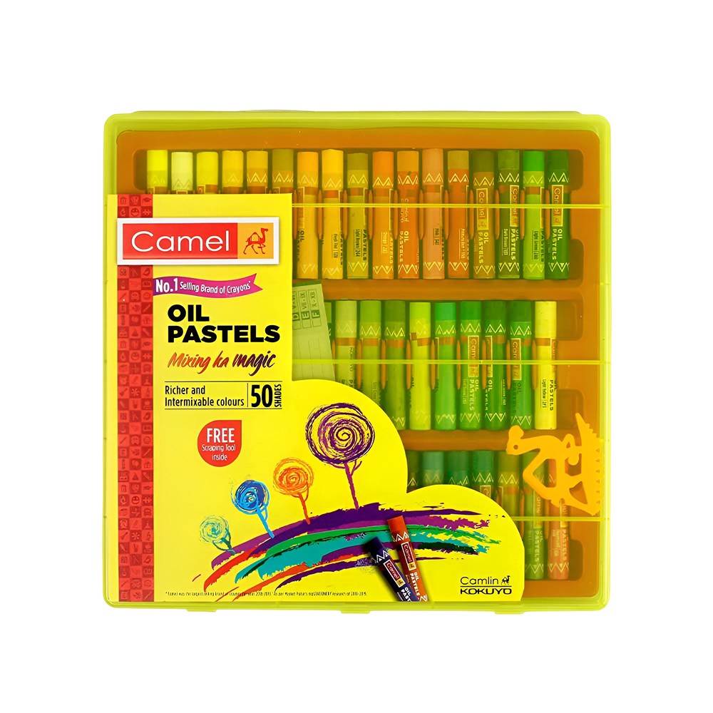 Camel Oil Pastels (50 Shades) Price - Buy Online at Best Price in India