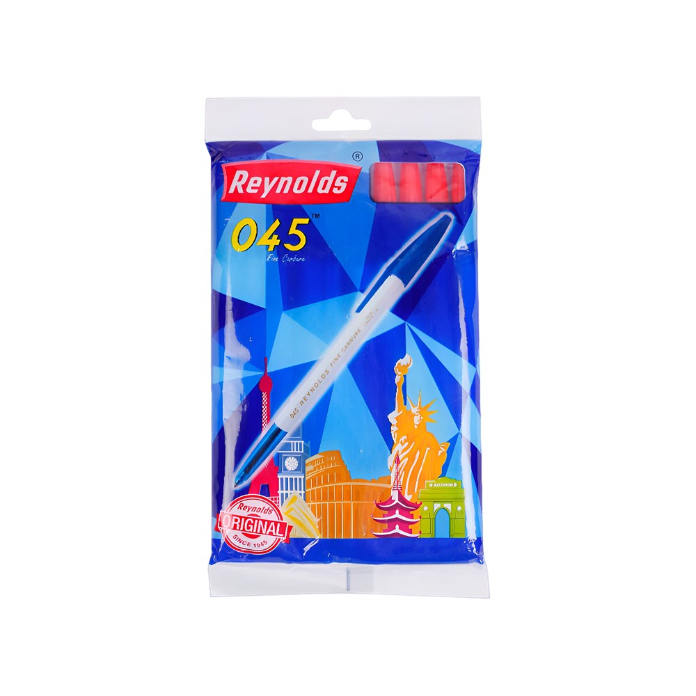 Reynolds 045 Ball Pen - Pack of 10 (Red) Price - Buy Online at Best ...