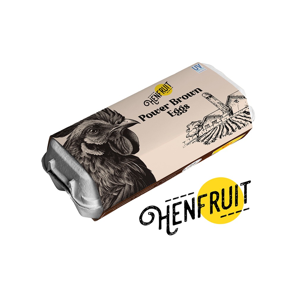 Hen Fruit Power Brown Eggs (10 pieces) Price - Buy Online at Best Price ...