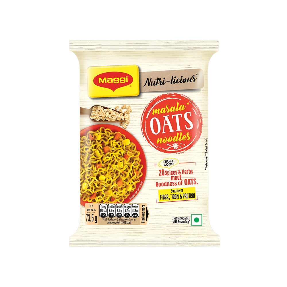 Maggi Nutri-licious Oats Masala Noodles Price - Buy Online at Best ...