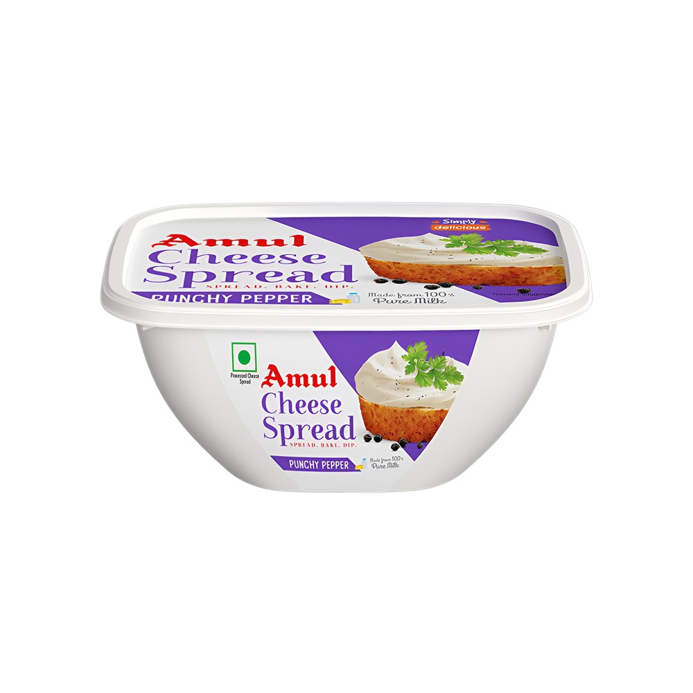Amul Punchy Pepper Cheese Spread Price - Buy Online at ₹110 in India