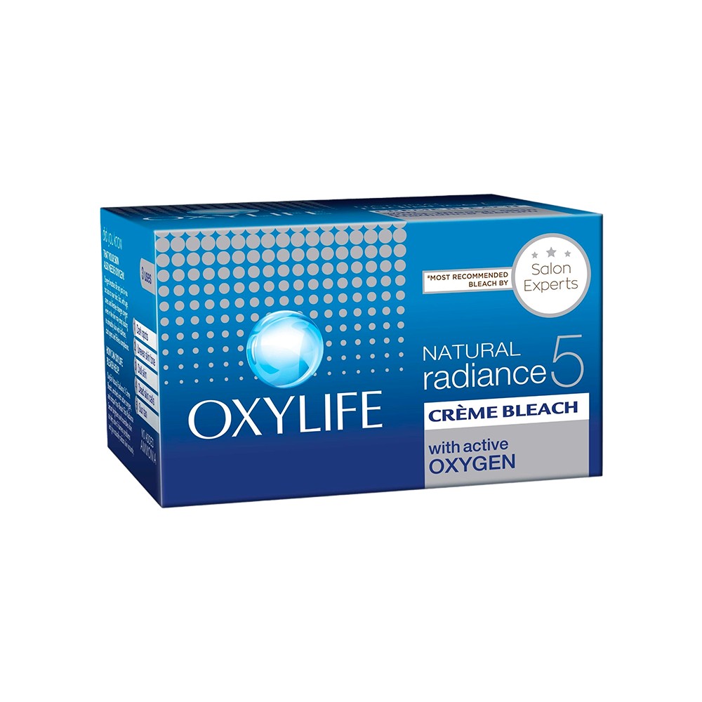 OxyLife Natural Radiance 5 Creme Bleach Price - Buy Online at ₹90 in India
