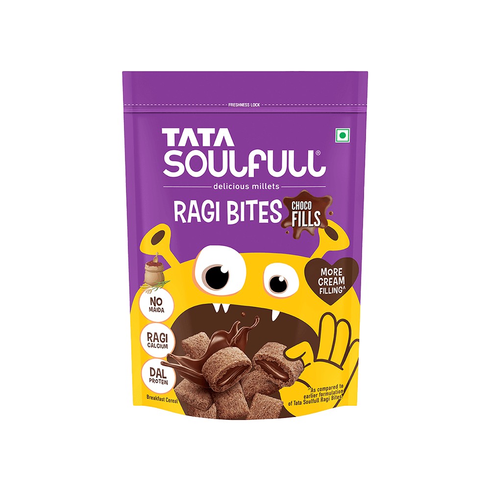 Tata Soulfull Choco Fills Ragi Bites Cereal Price - Buy Online at ₹297 ...
