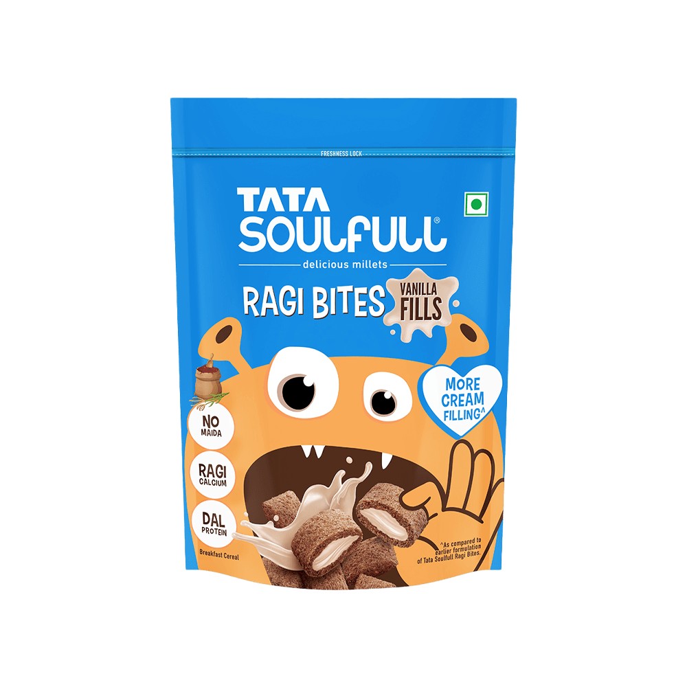 Tata Soulfull Vanilla Fills Ragi Bites Cereal Price - Buy Online at ...