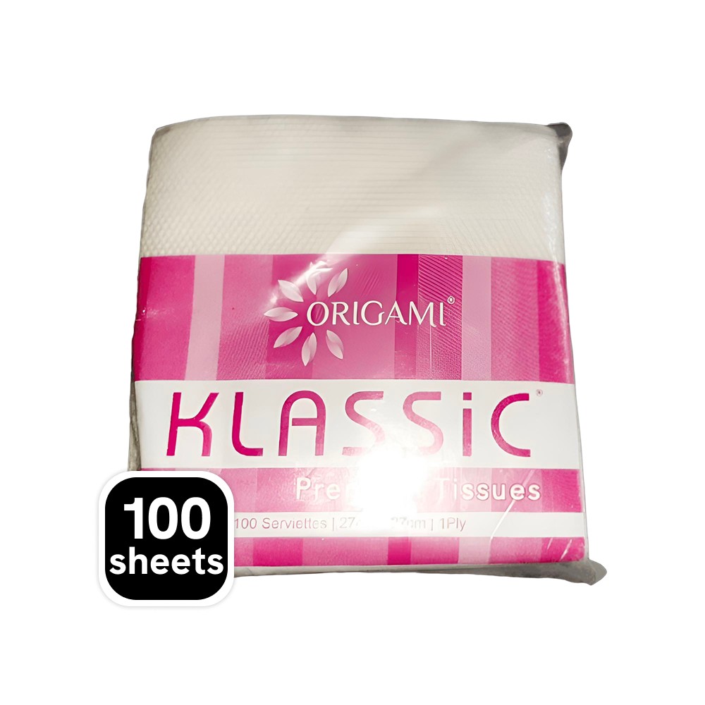 Origami Klassic Premium Napkins - 100 Sheets (1 Ply) Price - Buy Online ...