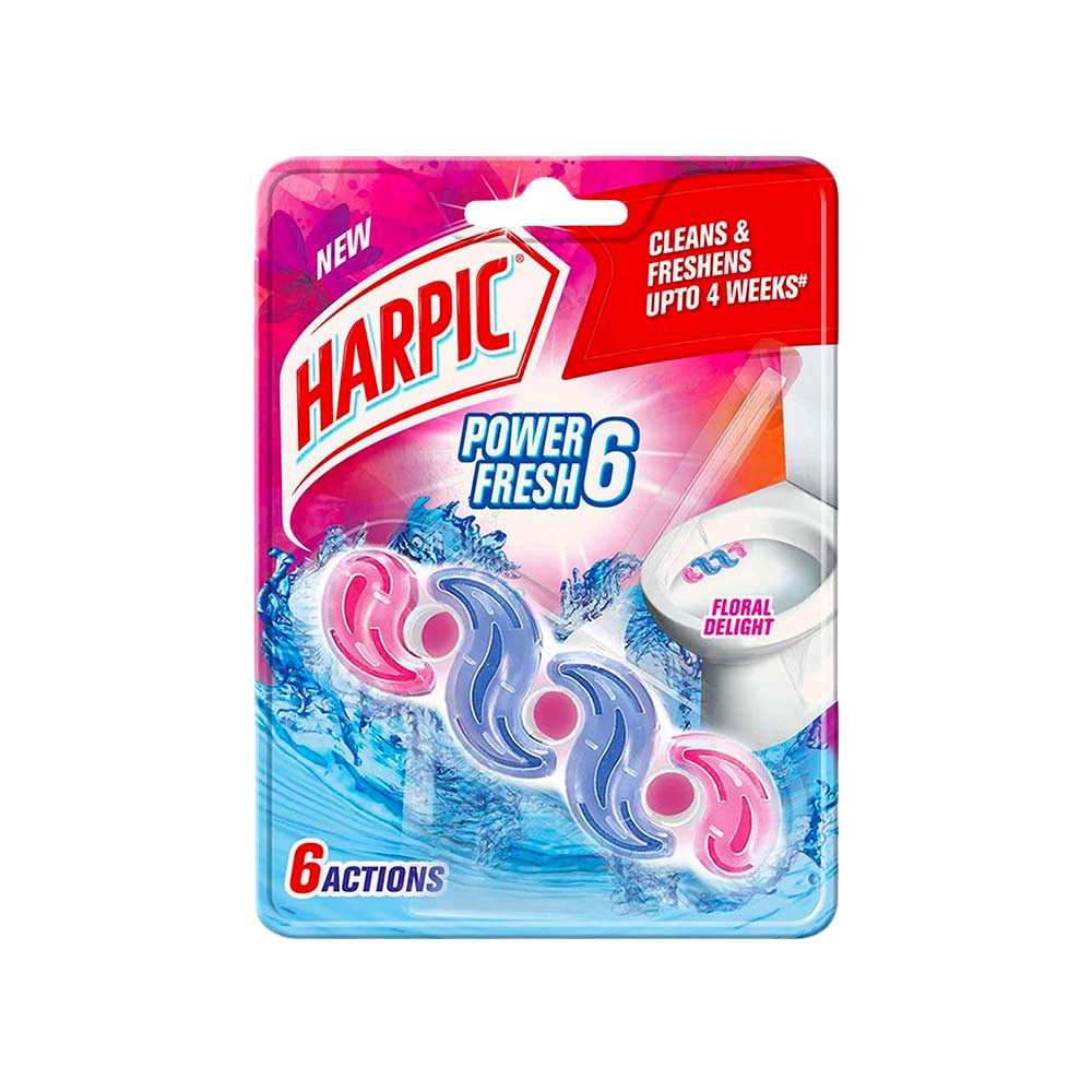 Harpic Fresh Power 6 Toilet Cleaner Block (Floral Delight) Price - Buy ...
