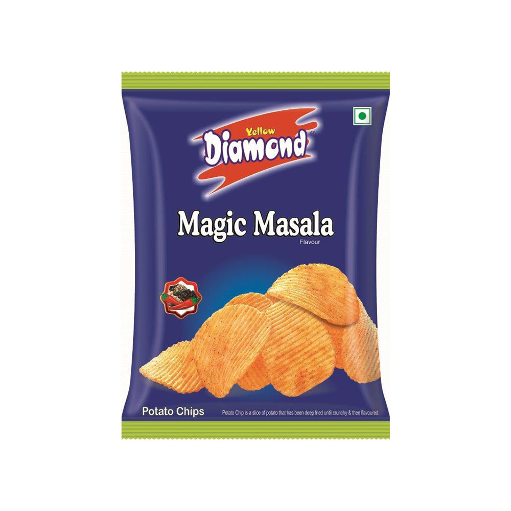 Yellow Diamond Magic Masala Potato Chips Price - Buy Online at Best ...