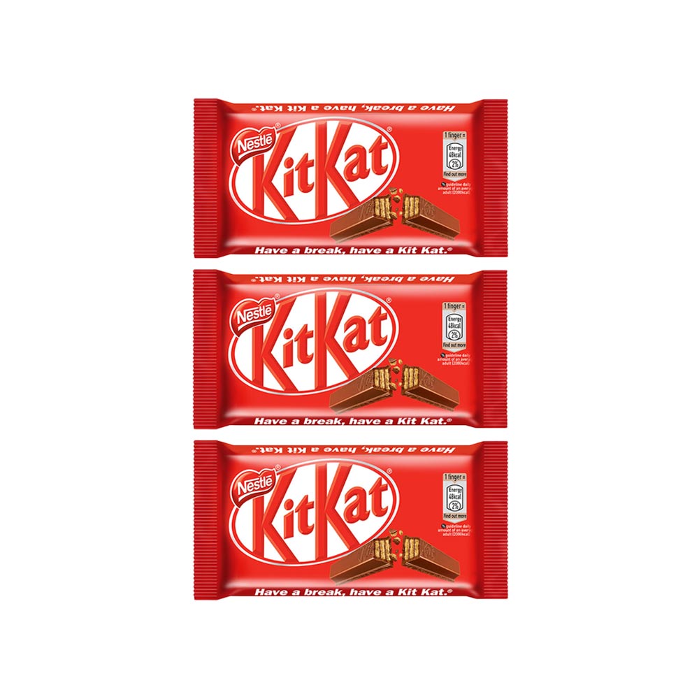 Nestle KitKat 3 Fingers Wafer Bar - Pack of 3 Price - Buy Online at ...
