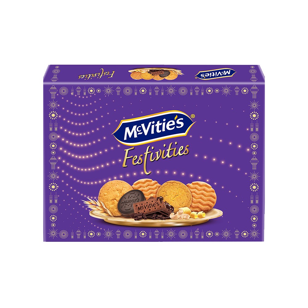 McVitie's Festivities Assorted Cookies Gift Pack Price - Buy Online at ...