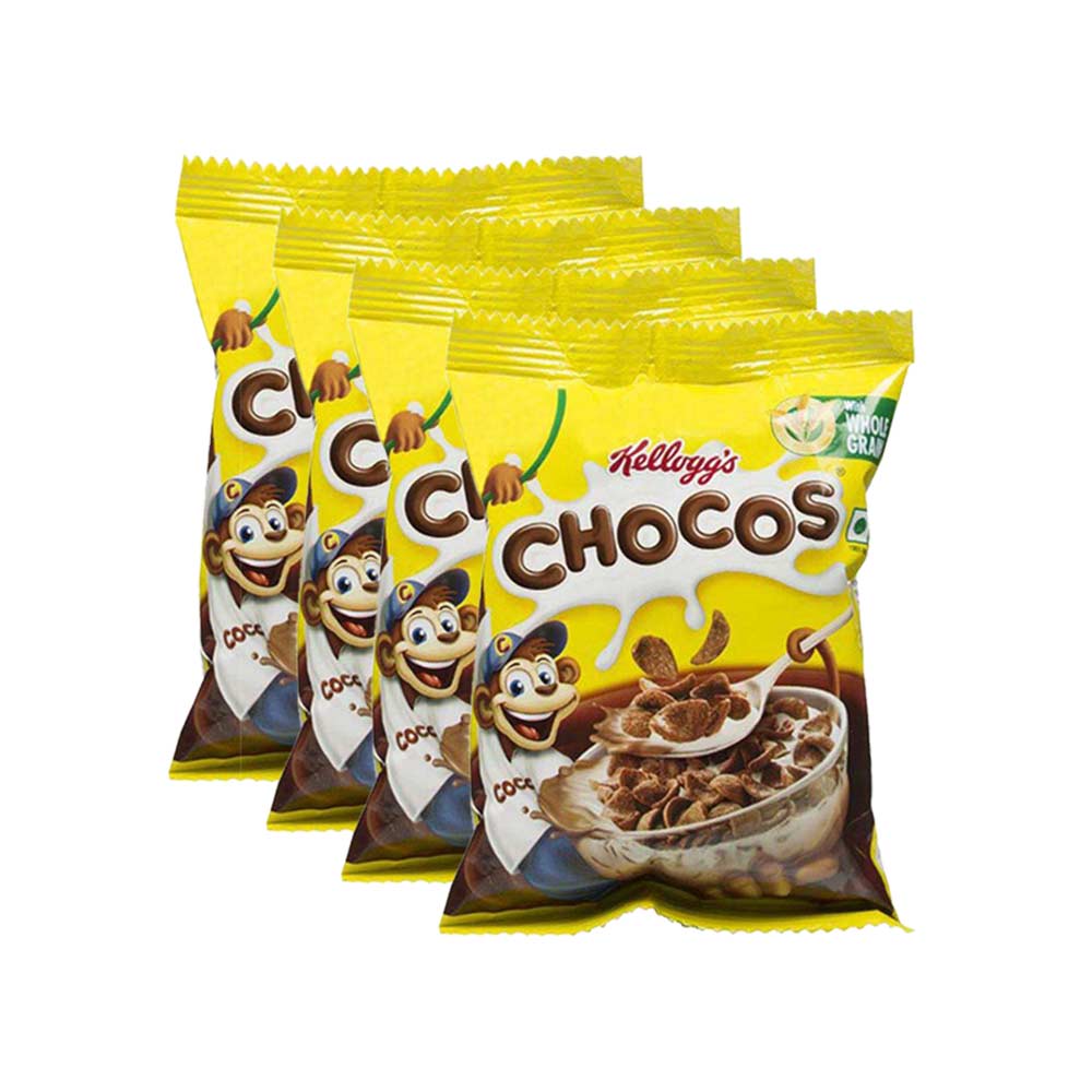 Kellogg's Multigrain Chocos, More Chocolatey, No-Maida - Pack of 4 ...