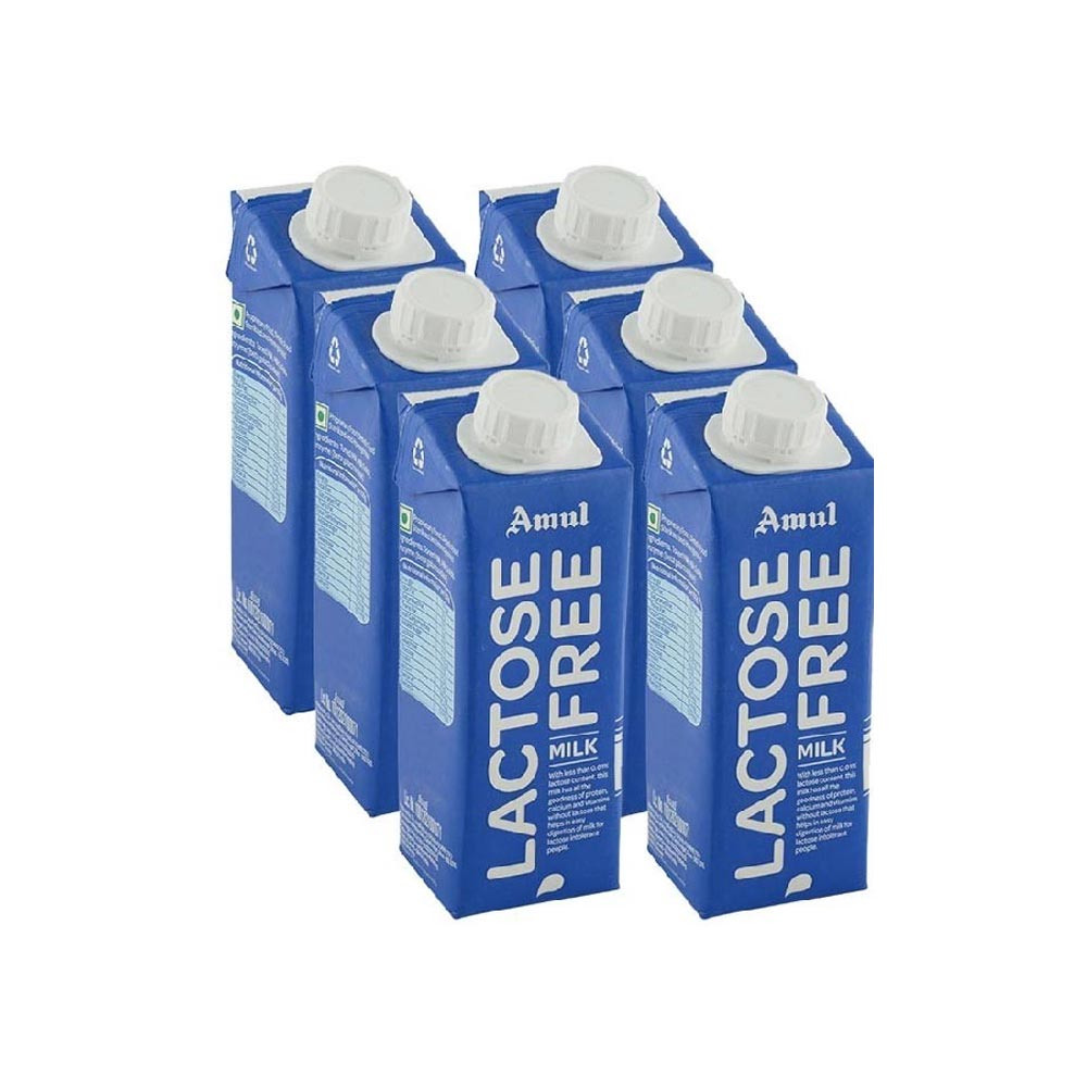 Amul Lactose Free Milk - Pack of 6 Price - Buy Online at Best Price in ...
