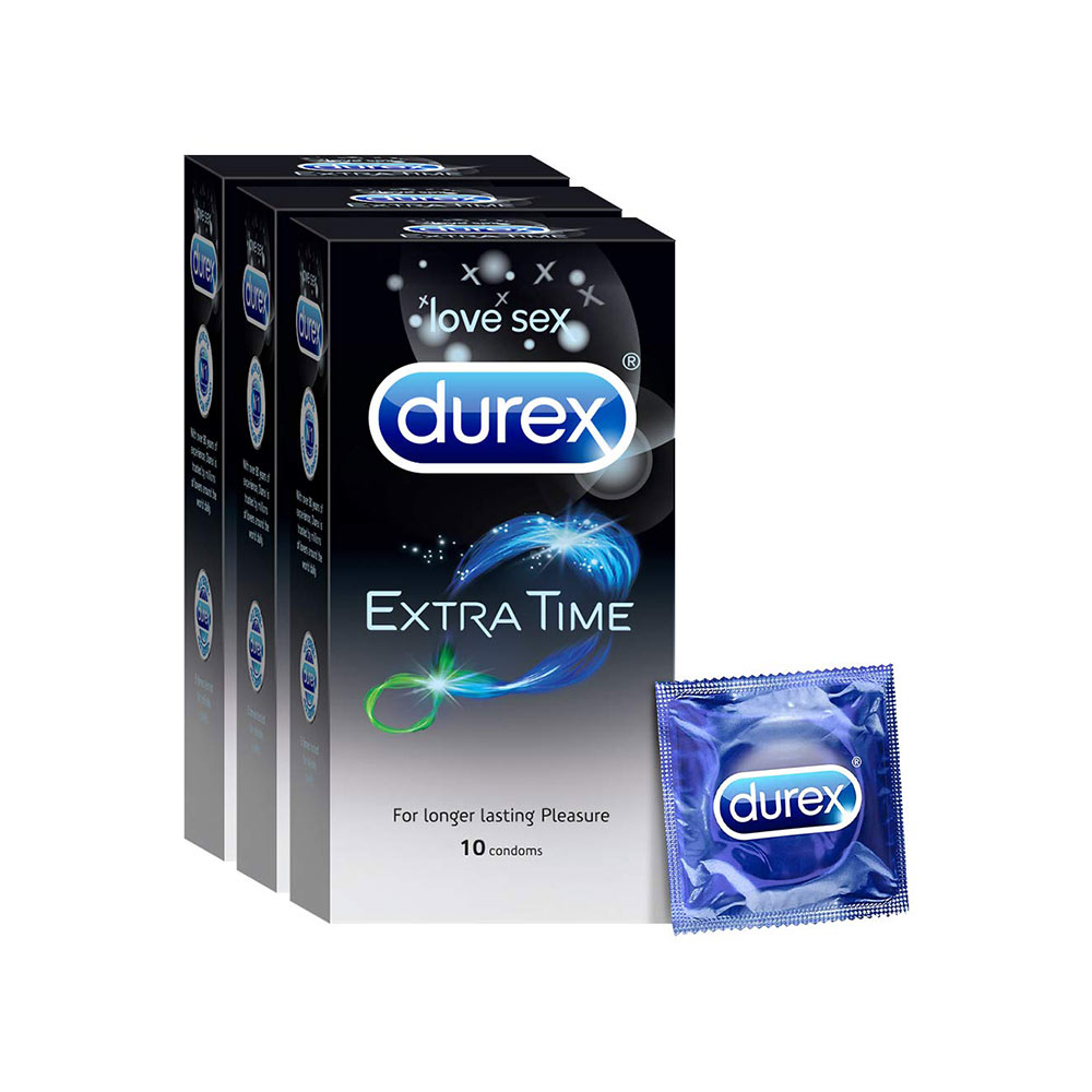 Durex Extra Time Longer Lasting Condom - Pack of 3 Price - Buy Online ...